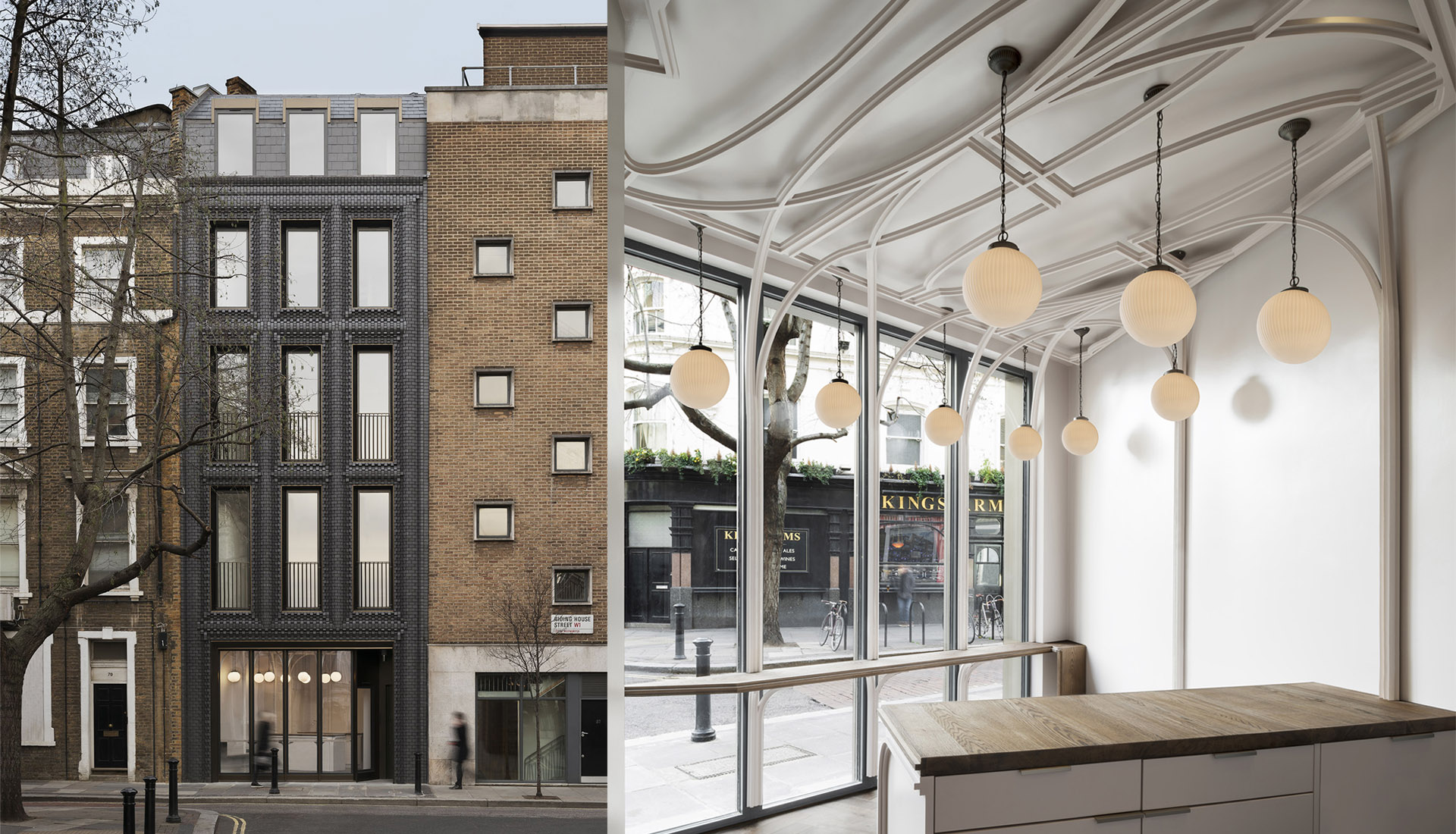 Fragmented brick facade for a building in London. A new vision of ...