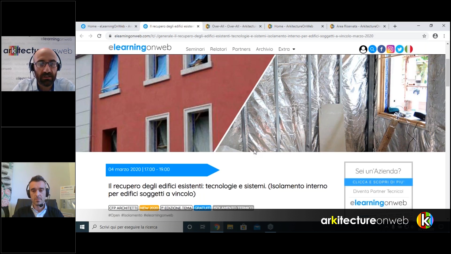 Il recupero degli edifici esistenti: tecnologie e sistemi. (Isolamento ... Il recupero degli edifici esistenti: tecnologie e sistemi. (Isolamento ...