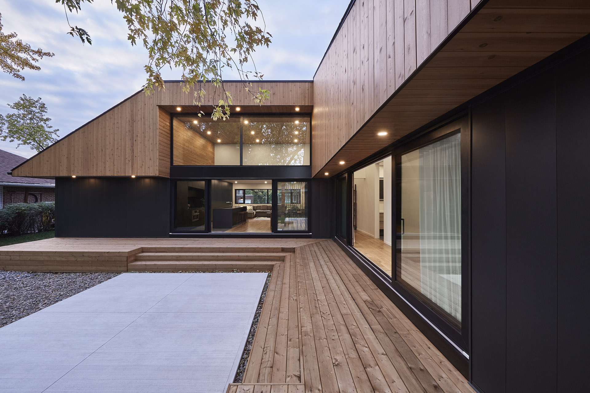 Pearl House, expansion and re-designing of an existing volume. A large ...