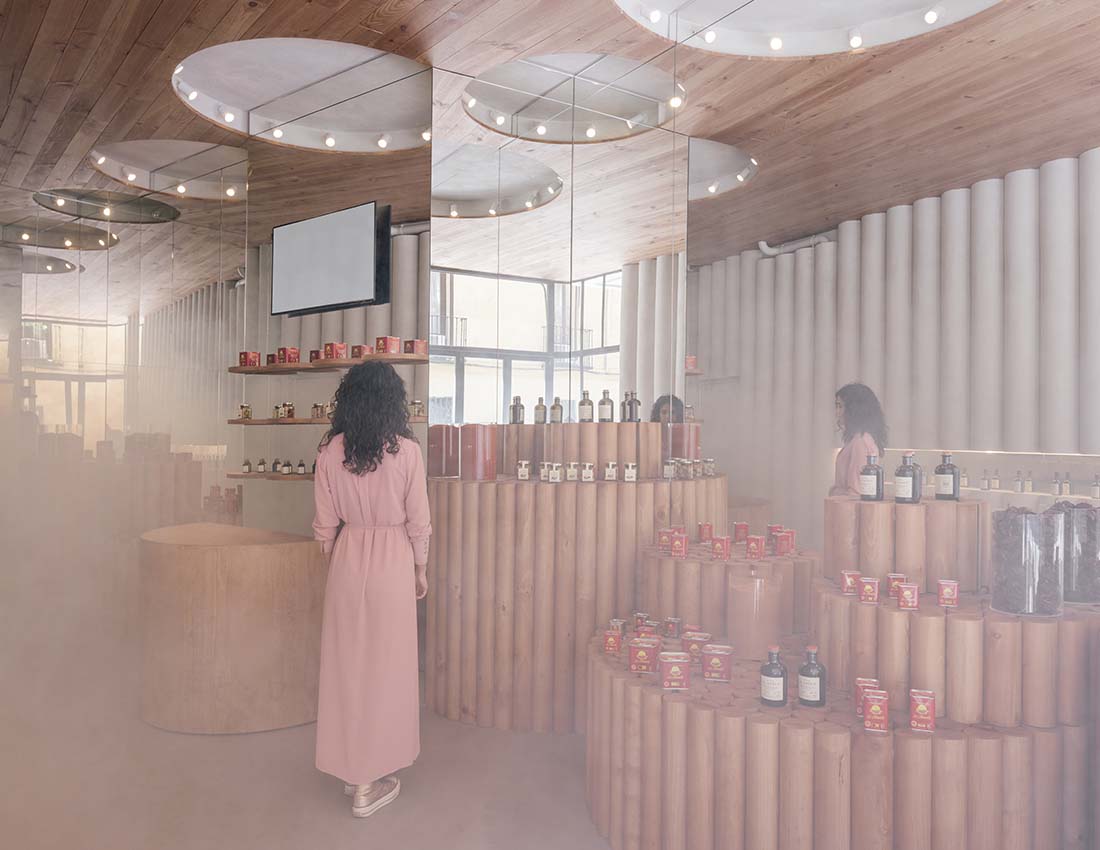 El espejo que completa. Círculos e ilusión óptica para el interior de ...