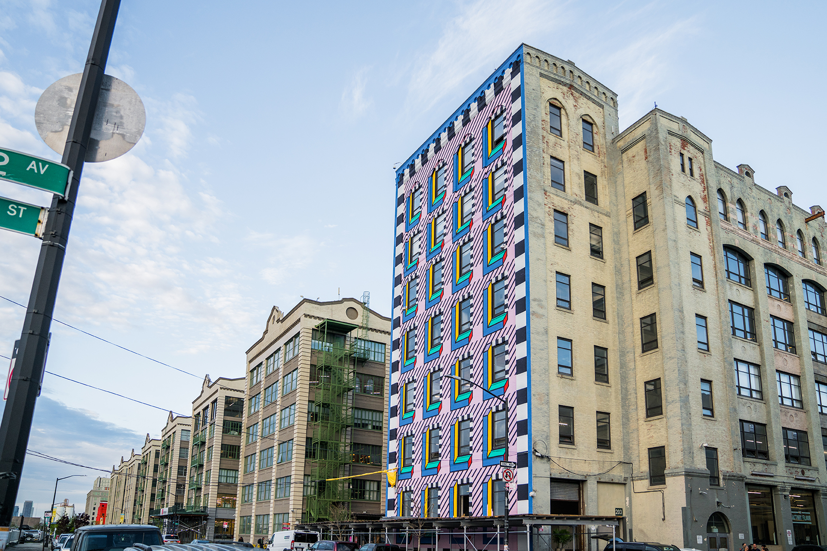 Graphic Design Facade Building