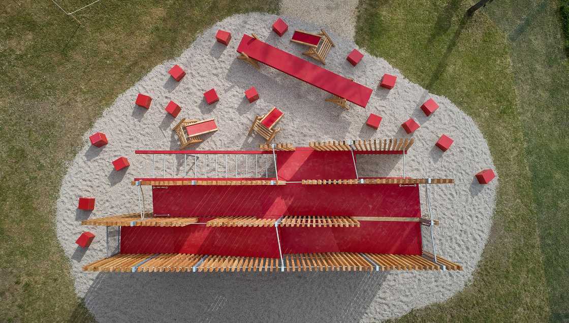 How will we live together? OFF FENCE installation at the Architecture ...