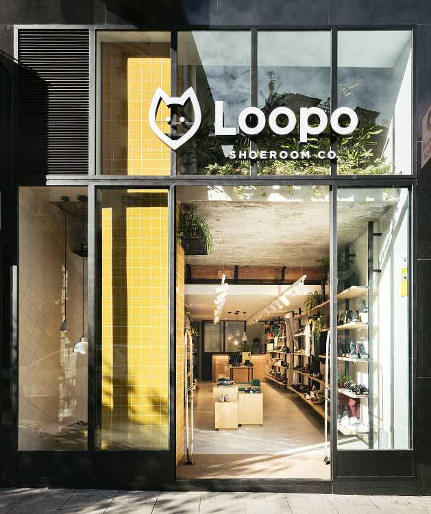 Loopo, a cool and young place. Yellow and neutral tones render the ...