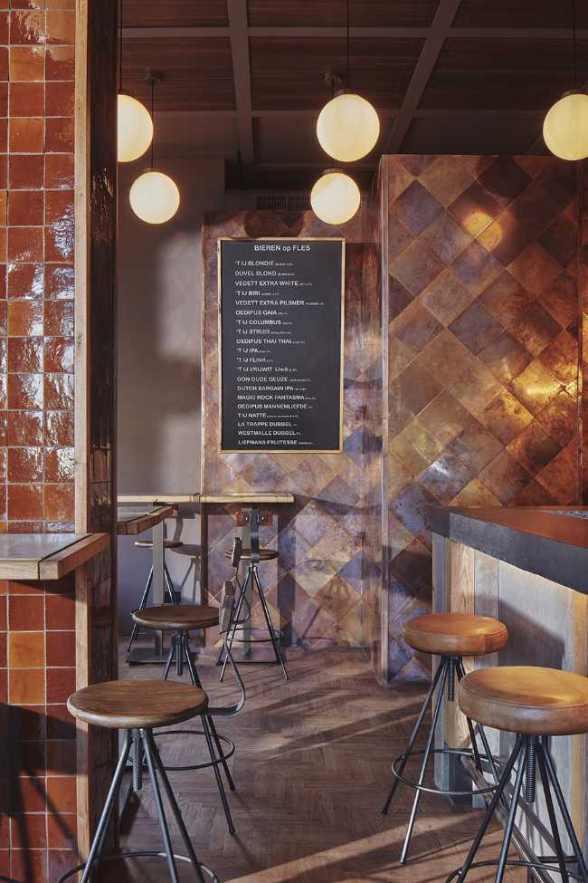 De Biertuin West in Amsterdam. Interior and exterior design inspired by ...