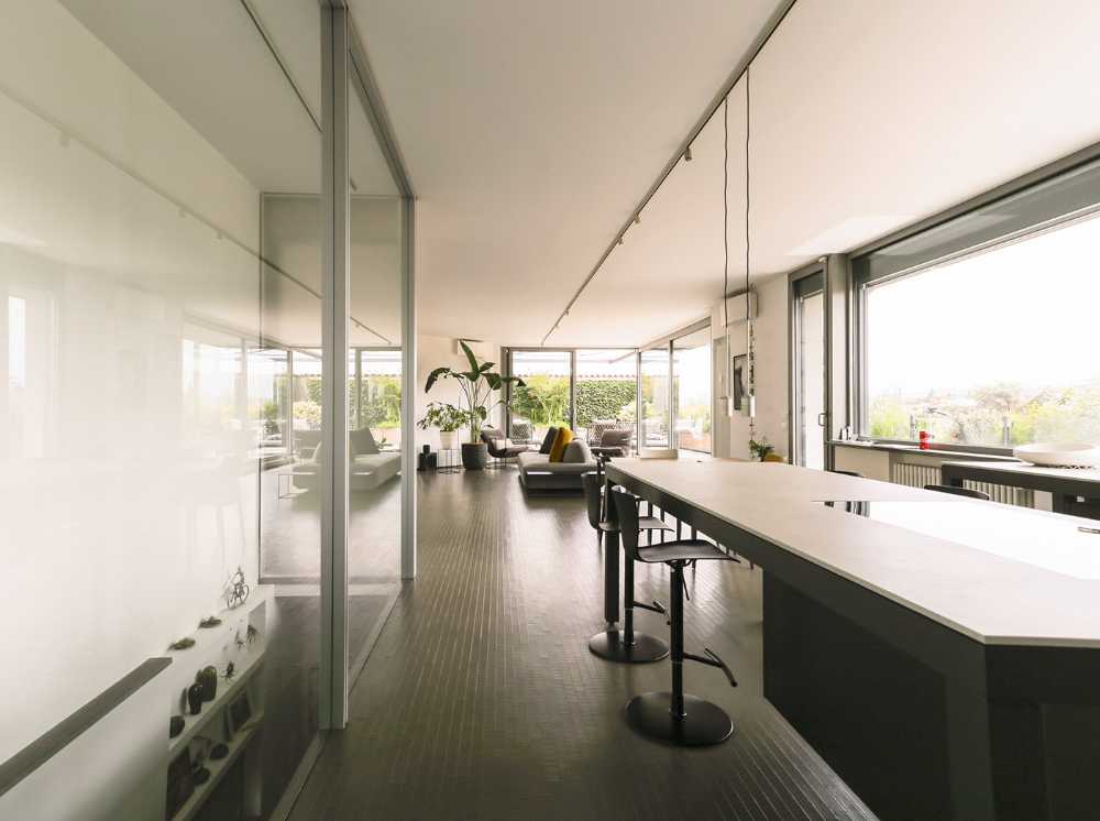 The penthouse unit with the city inside. An extroverted penthouse in a ...