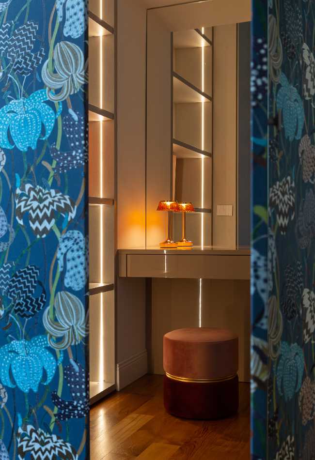 Vibrant identity and unique color scheme: Blue House