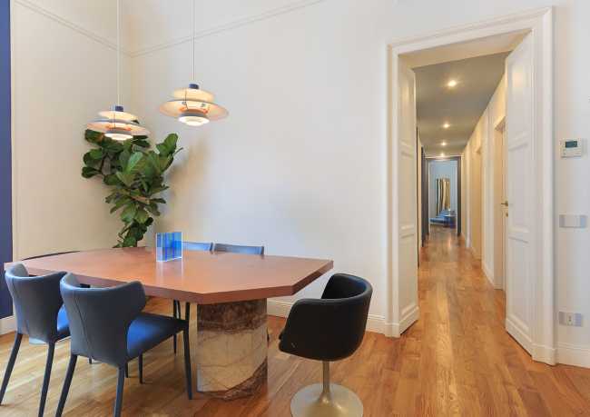 Vibrant identity and unique color scheme: Blue House