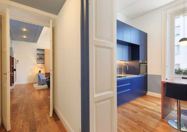 Vibrant identity and unique color scheme: Blue House