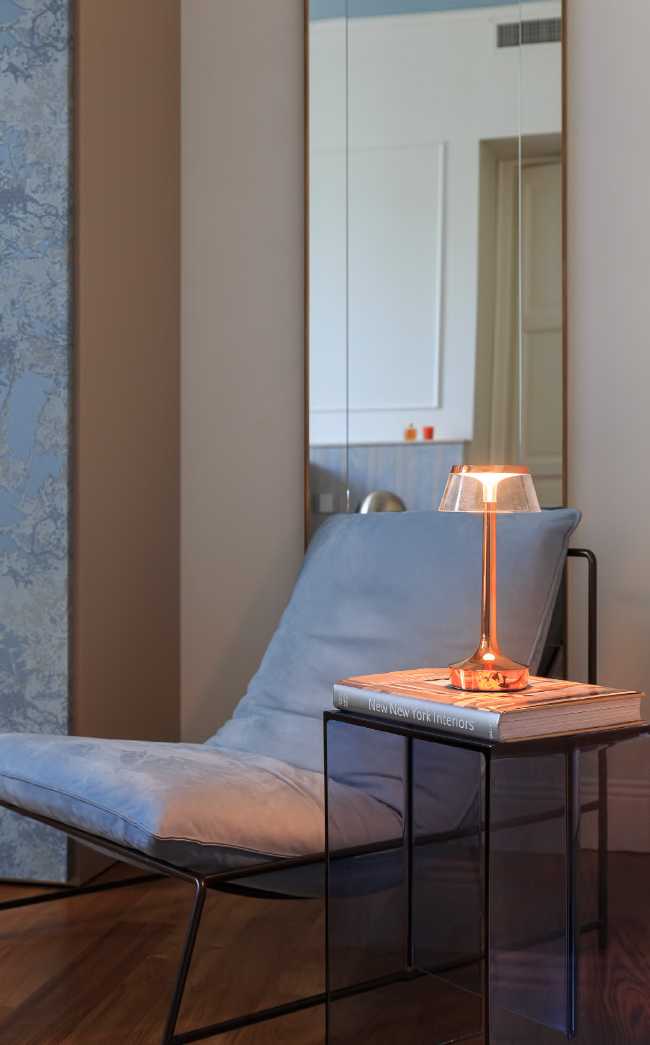 Vibrant identity and unique color scheme: Blue House