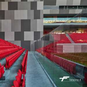 parapets Ninfa Stadium Pharaoh's architectureonweb