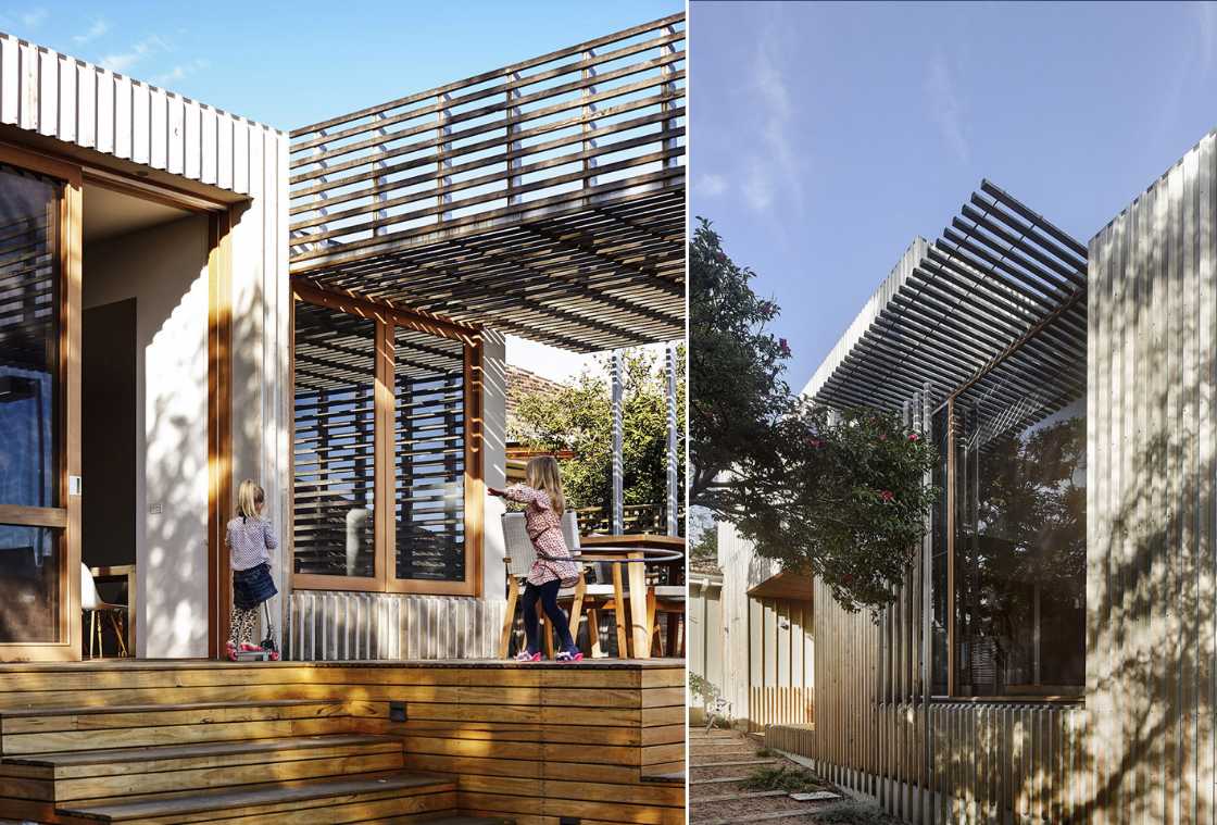 Connection between indoor and outdoor spaces. Expansion and restyling ...
