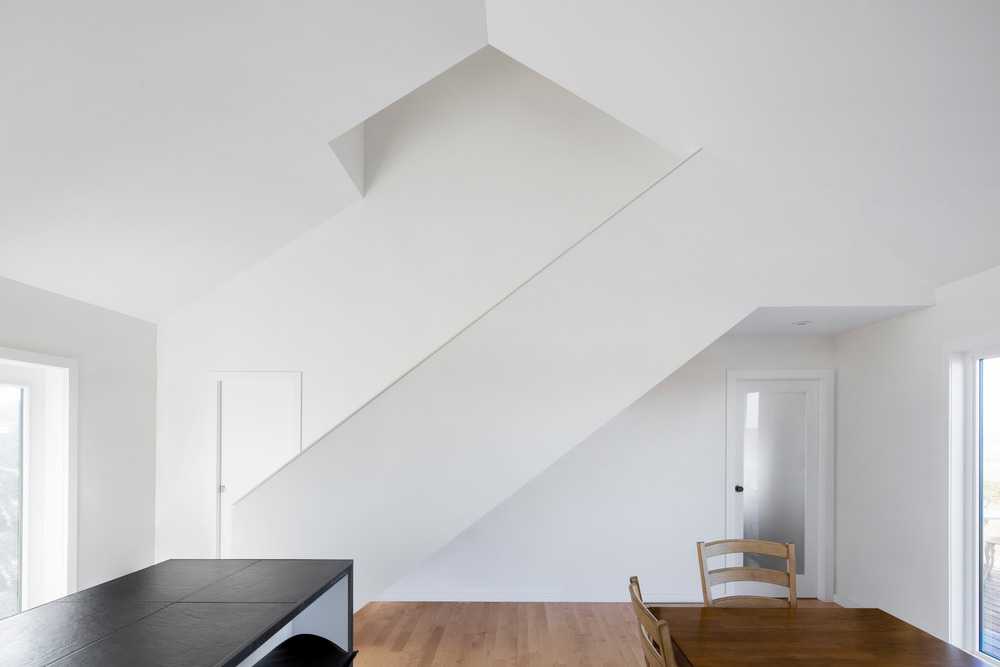 Wooden Cottage in the Magdalen Islands in Canada. Modern shapes and ...