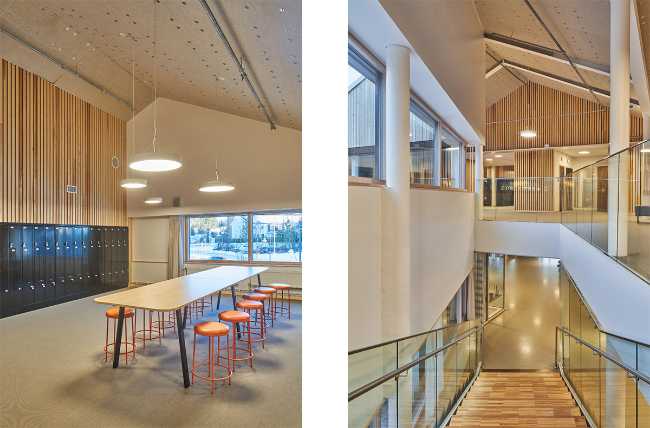 Innovative school building. Building technology for low energy consumption